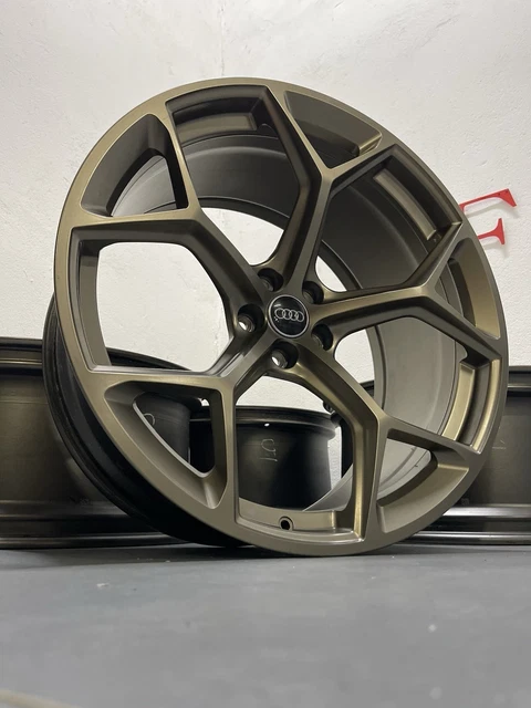 ORIGINAL AUDI 22& RS6 RS7 Felgen 4K C8 Performance Neodyme Gold ...