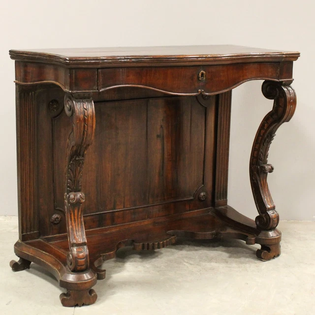ANTIKE KONSOLE TISCH - Charles X - NUSSBAUM - ITALIEN 19.Jh EUR 1.500 ...