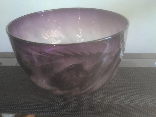 DANIEL READ ART glass vase Bowl Dale Chihuly Student RISD Hand blown ...