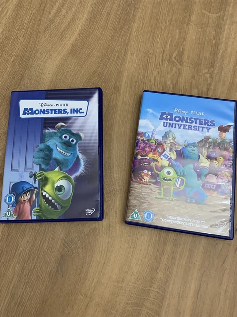 DISNEY PIXAR MOVIES Bundle - Monsters Inc / Monsters University -2 DVDS ...