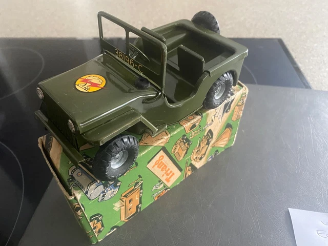 RARE 1960S TRIANG Minic M104 Armoured Brigade HQ Willys Jeep With ...