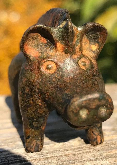 ROMANO CELTIC BRONZE boar figurine 100 BC Thames Mudlarking Find From ...