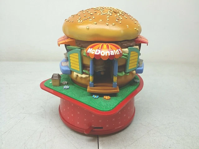 RARE ENESCO MCDONALDS Big Mac Bears Music Box Vintage 1991 Collectible ...