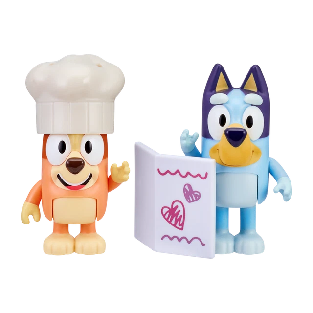 FANCY RESTAURANT: BLUEY & Bingo Season 4 Mini Figurines 2 Pack ...
