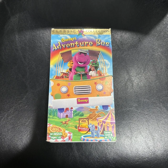 BARNEY - BARNEYS Adventure Bus (VHS, 1997) £7.52 - PicClick UK