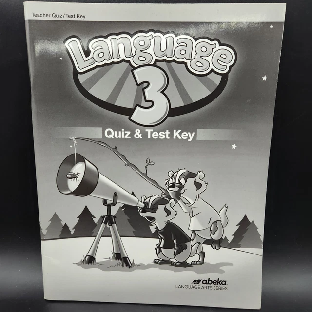 ABEKA LANGUAGE 3 Teacher Quiz and Test Key Fifth Edition £10.36 ...