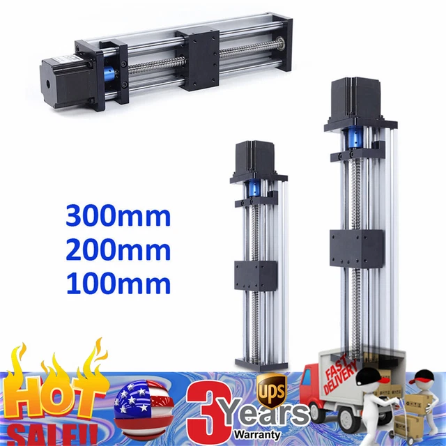 BALL SCREW CNC Linear Motion Rail Guide Slide Linear Stage Actuator ...