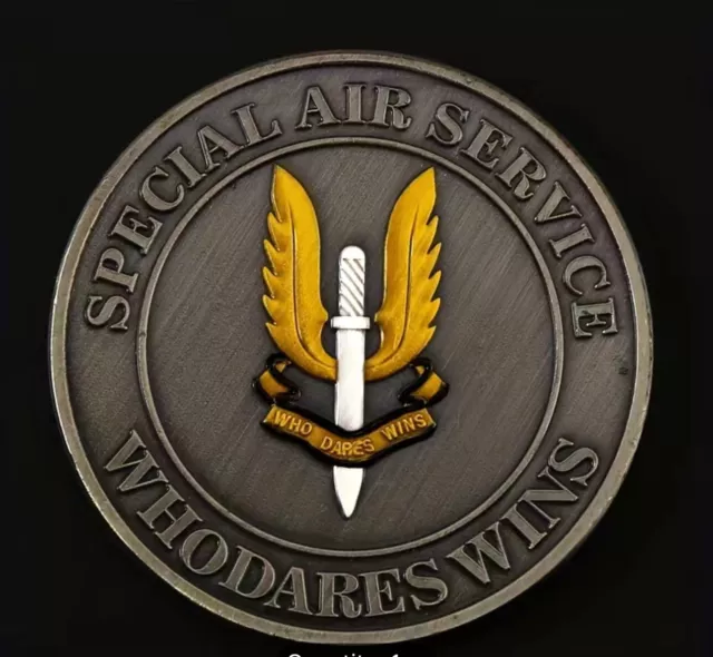 BRITISH ARMY UK Special Air Service WHO DARE WINS Kill or Capture ...