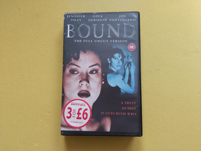 VHS VIDEO - BOUND - RARE BIG BOX - EX RENTAL 1996 - Jennifer Tilly ...