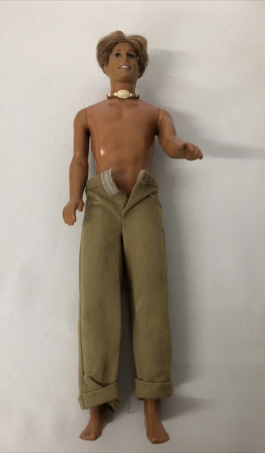MATTEL VINTAGE KEN doll with shell necklace £1.99 - PicClick UK