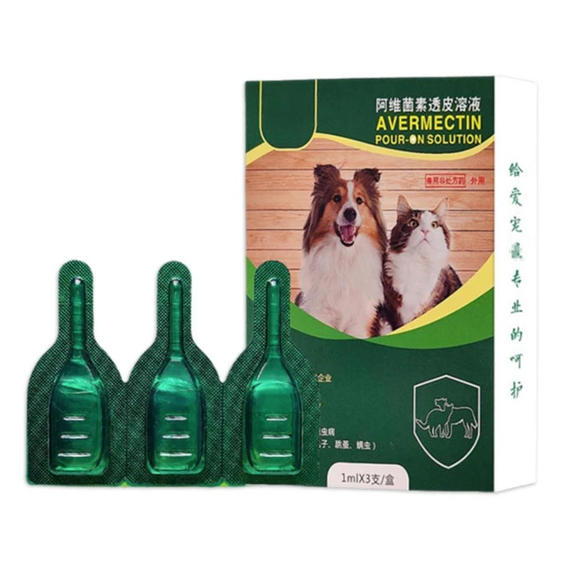 PET DEWORMING DROPS For Dogs And Cats External Deworming ﻿,protect Pet ...