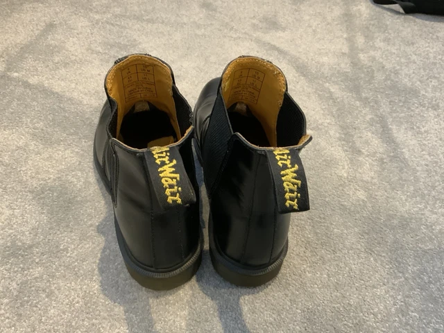 DR MARTENS DOC Martens Air Wair Black Leather Chelsea Boots UK Size 9 Euro 43 £42.30 - PicClick UK