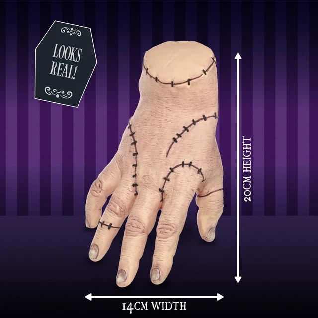 WOW! STUFF REAL FX Thing | Wednesday Addams Hand Replica with App £37. ...
