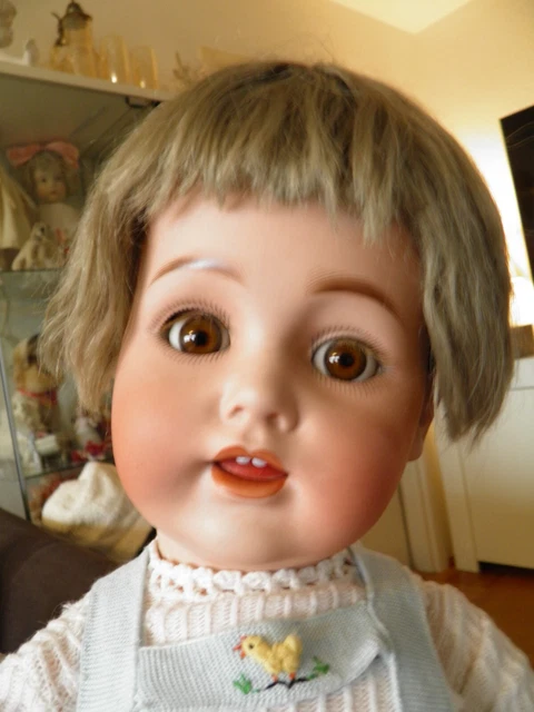 ANTIKE PORZELLANKOPFPUPPE JDK Kestner 257 Größe 60cm EUR 320,00 ...