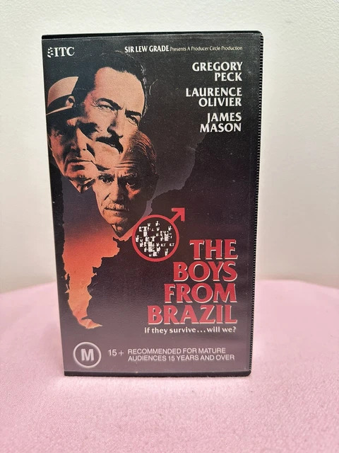 THE BOYS FROM Brazil VHS Nazi Thriller Gregory Peck Laurence Olivier ...