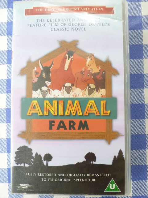 ANIMAL FARM ~ VHS tape 1999 ~ Animated Film ~ 0583303 £5.91 - PicClick UK