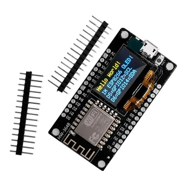Easily Programmable For Esp8266 Circuit Board With High Res Ol Display