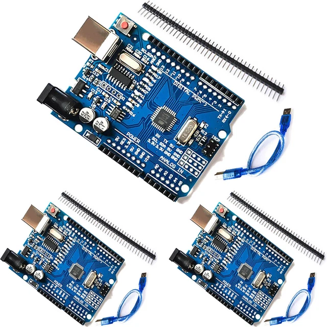 FOR ARDUINO UNO R3 Development Board ATmega328P ATMEGA16U2+ USB Cable ...