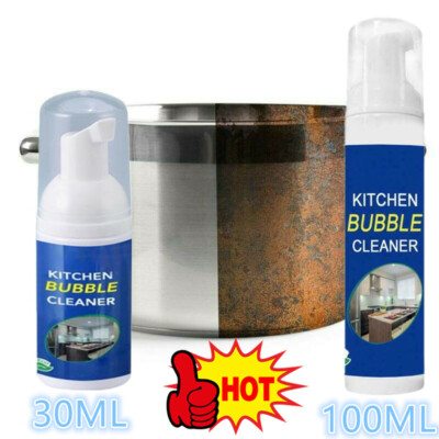MULTI-PURPOSE CLEANING BUBBLE Cleaner Spray Foam Kitchen Grease Dirt Remov 3W6R £3.08 - PicClick UK