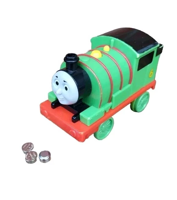 THOMAS TANK ENGINE & Friends Talking Percy Train 2011 Mattel Chunky ...