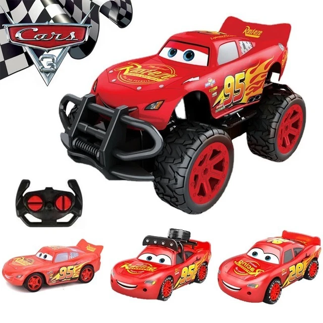 DISNEY PIXAR CARS 3 Lightning McQueen Remote Control Car Electric RC ...