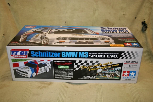 TAMIYA BMW SCHNITZER M3 E30 Sport Evo TT01 non Kyosho EUR 379,75 ...
