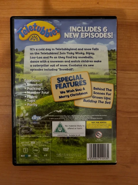 TELETUBBIES TUBBY SNOWBALL Dvd Uk Region 2 £7.99 - PicClick UK