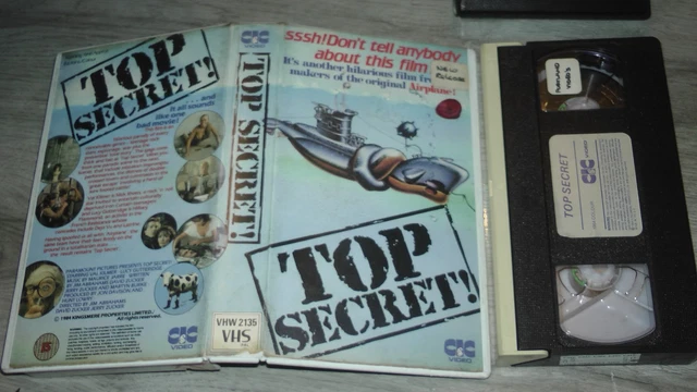 TOP SECRET VHS Video Tape Ex Rental Pre Cert CIC £5.99 - PicClick UK