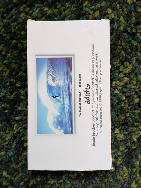 1996 ADRIFT &A Look At Surfing" VHS Surf Film Longboard Film Hawaiian ...