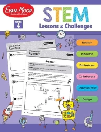 STEM LESSONS AND Challenges, Grade 4 Teacher Resource (Poche) EUR 25,14 ...