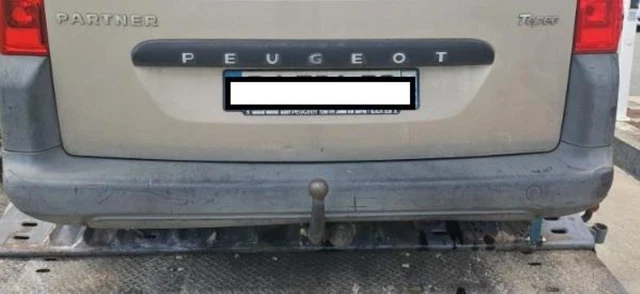 PARE CHOC ARRIERE PEUGEOT PARTNER 2 PHASE 1 7410GE EUR 90,00 - PicClick FR