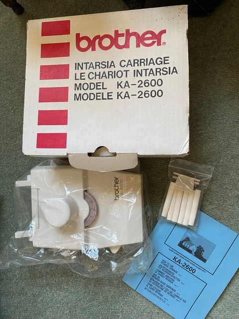BROTHER CHUNKY INTARSIA Carriage Model Ka-2600 - Unused £45.00 ...