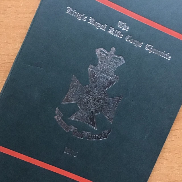 BRITISH ARMY REGIMENTAL JOURNAL: The King’s Royal Rifle Corps Chronicle ...