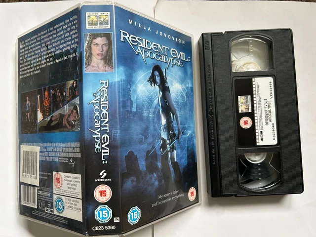 RESIDENT EVIL: APOCALYPSE {2004, Vhs/Pal} Milla Jovovich. Great Sequel ...