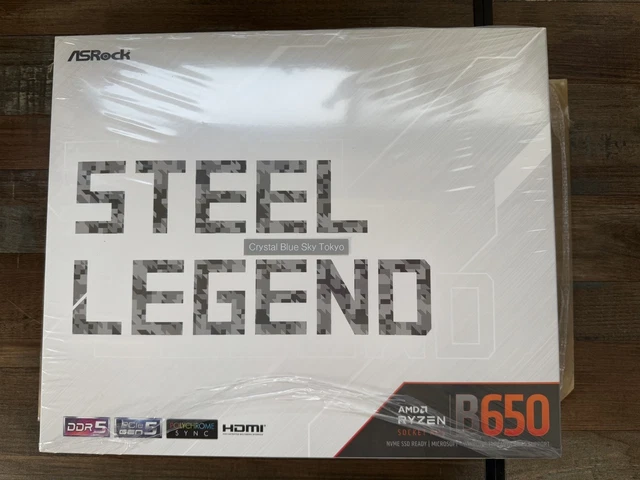 ASROCK B650 STEEL Legend WiFi AMD Socket AM5 Ryzen 7000 / 8000 CPU ...