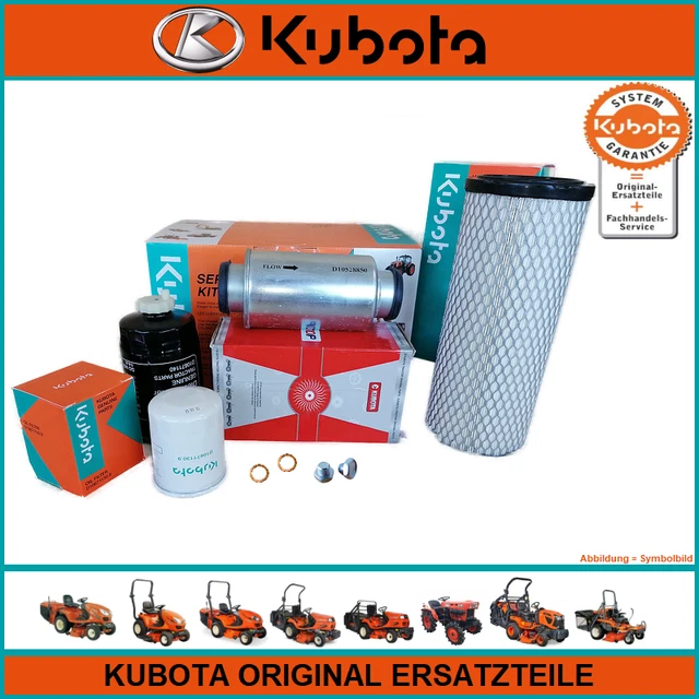 KIT DE SERVICE original KUBOTA kit de filtres pour EK1-261 EUR 143,20 ...