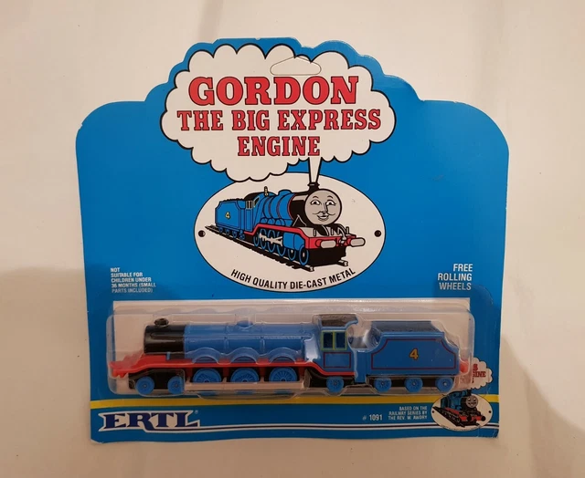 THOMAS & FRIENDS ERTL PAPER FACE GORDON NEW & SEALED 1989 RARE CLOUD ...