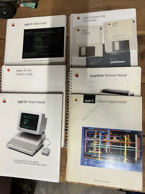 1984 APPLE IIC 2c Original Vintage Computer Manuals $129.99 - PicClick