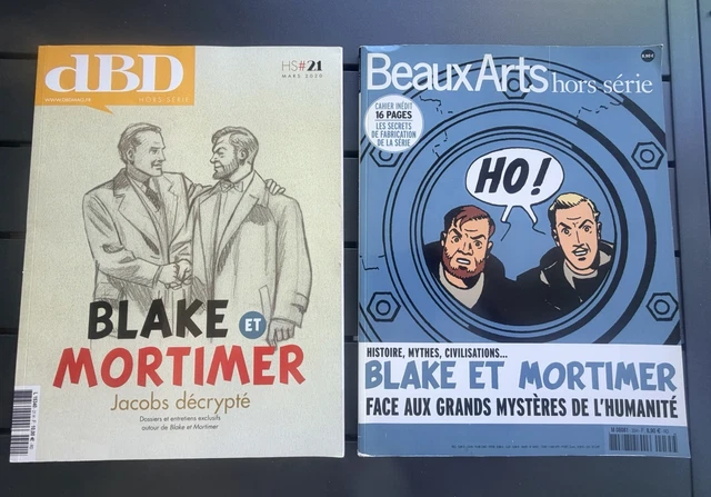 2 MAGAZINES SUR Blake Et Mortimer - Dbd 21 Et Beaux Arts Hors Série EUR ...