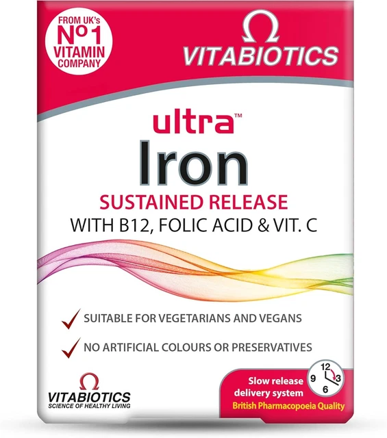 IRON TABLETS SUPPLEMENT, Boosts Energy, Vitality, Power and Immunity ...