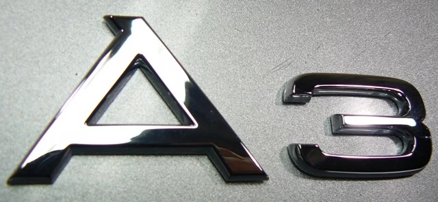 ORIGINAL AUDI A3 lettering logo Audi A3 8P 8P0853741 2ZZ NEW character ...