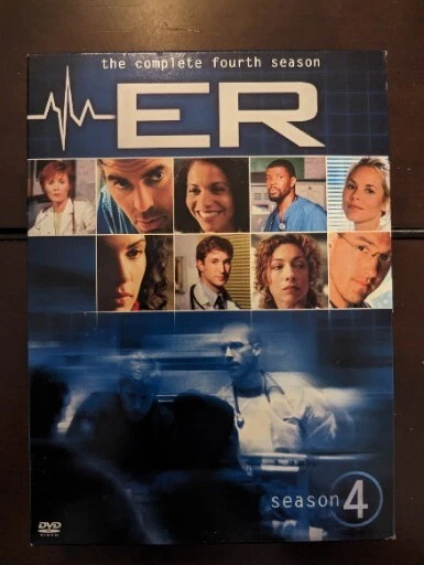 ER - THE Complete Fourth Season (DVD, 2005, Lot de 6 disques) EUR 5,56 ...
