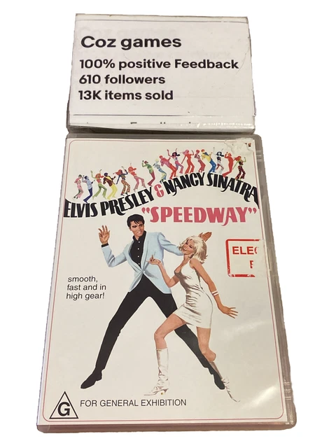 SPEEDWAY REGION 4 DVD Elvis Presley Nancy Sinatra Romance Music Comedy ...