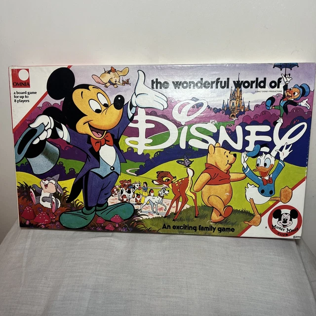 VINTAGE THE WONDERFUL World Of Walt Disney Board Game 1974 Complete $25 ...