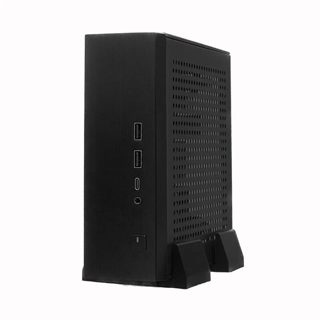 HTPC HOST MINI ITX Computer Chassis Desktop Case With Stand $47.77 ...