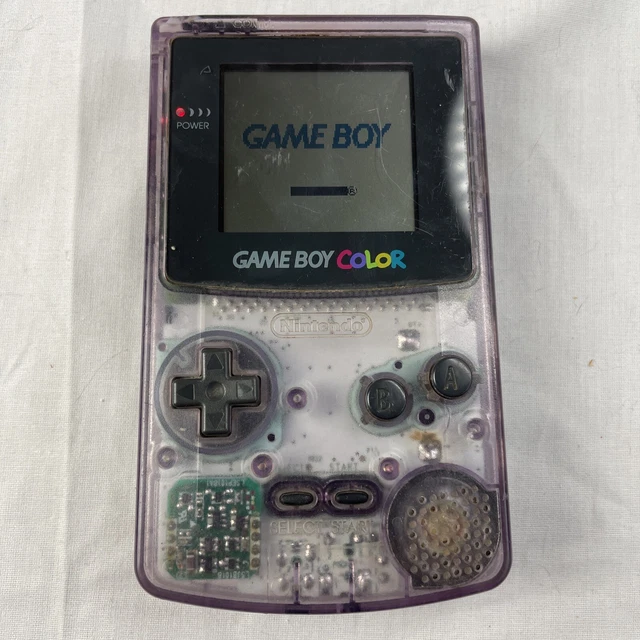 NINTENDO GAME BOY Color Handheld System - Atomic Purple - Tested Oem ...