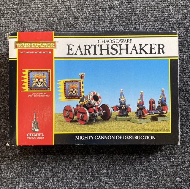 WARHAMMER CHAOS DWARF Earthshaker Siege Mighty Cannon Games Workshop ...