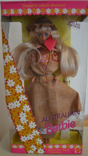 BARBIE DU MONDE COLLECTION AUSTRALIAN AUSTRALIE 1992 dolls of the world ...