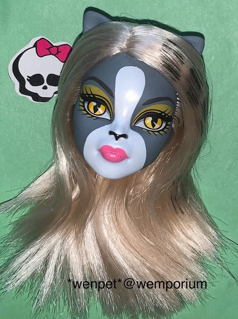 MONSTER HIGH MEOWLODY Scooter Werecat Replacement Doll Head VGC £4.99 ...