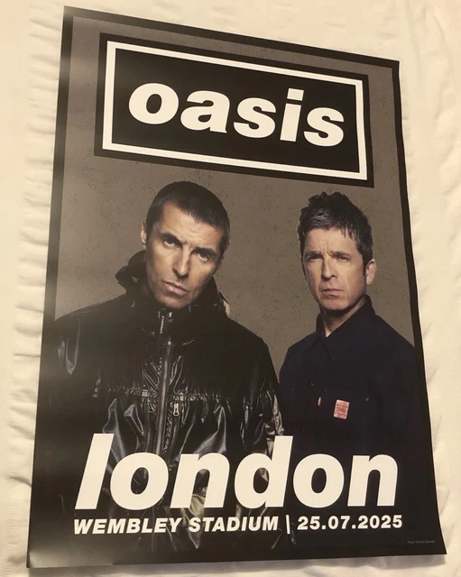 OASIS LIVE ‘25 - London -25 July 2025 - Lithograph Poster - Limited £85 ...